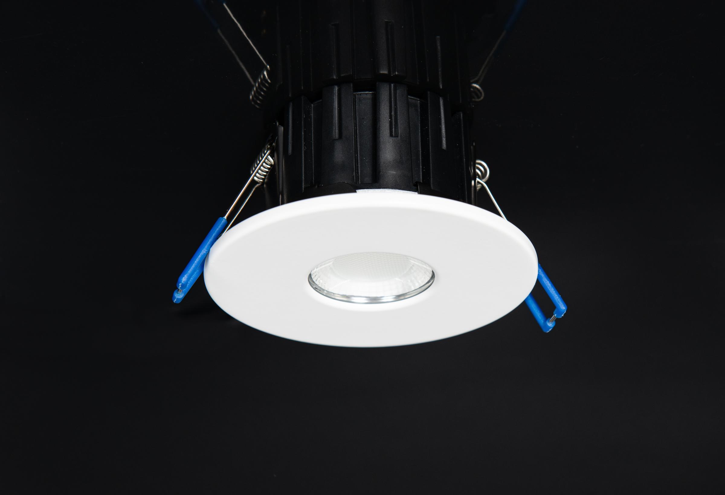 Fixed Bezels For Integrated LED Downlights | WHITE 100MM RETROFIT RING ...